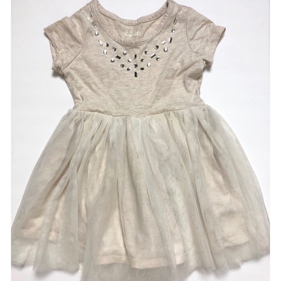 Nannette | Dresses | Nannette Tulle Jeweled Cream Ballet Dress | Poshmark